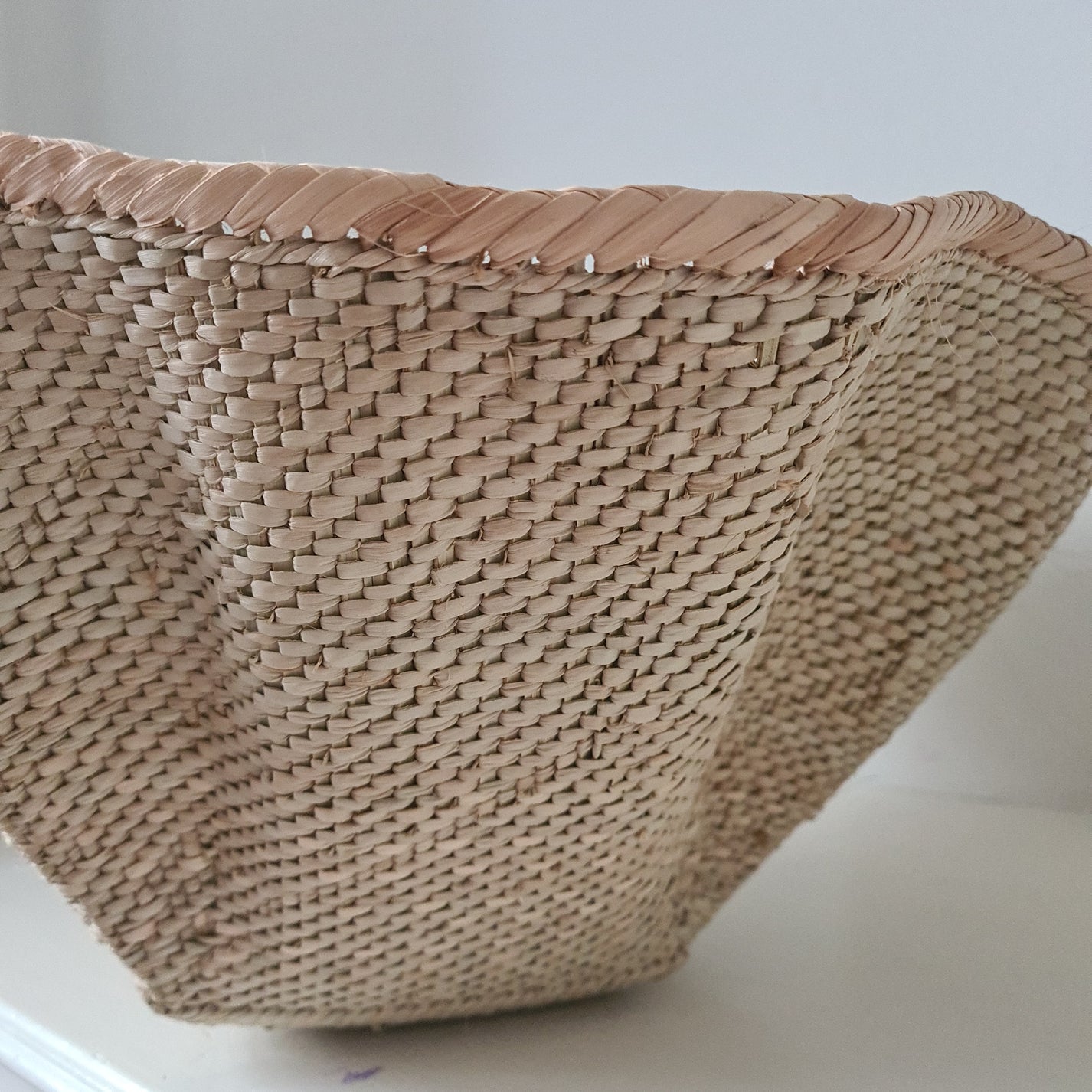 Wave basket, natural – LOULOOM
